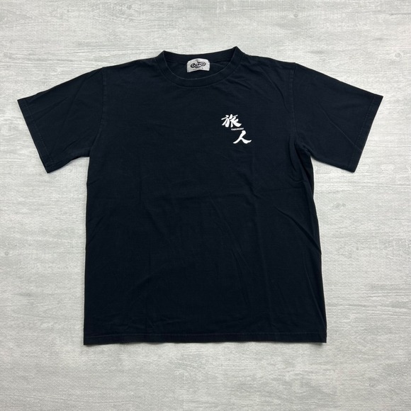Shirts | Vintage Tabinchu Shirt Size Large Black Japanese Congee Logo ...
